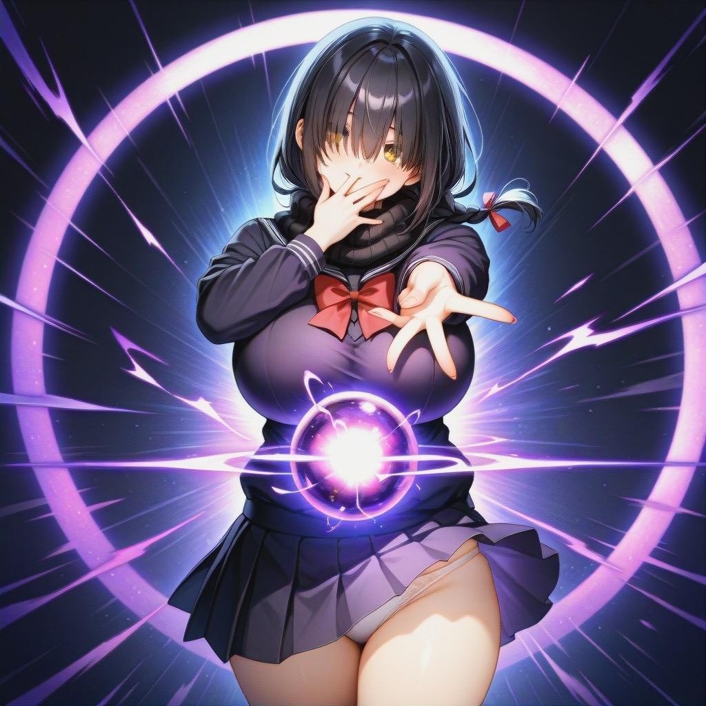 虚式・茈ぽい感じ | chichi-pui（ちちぷい）AIイラスト専用の投稿＆生成サイト