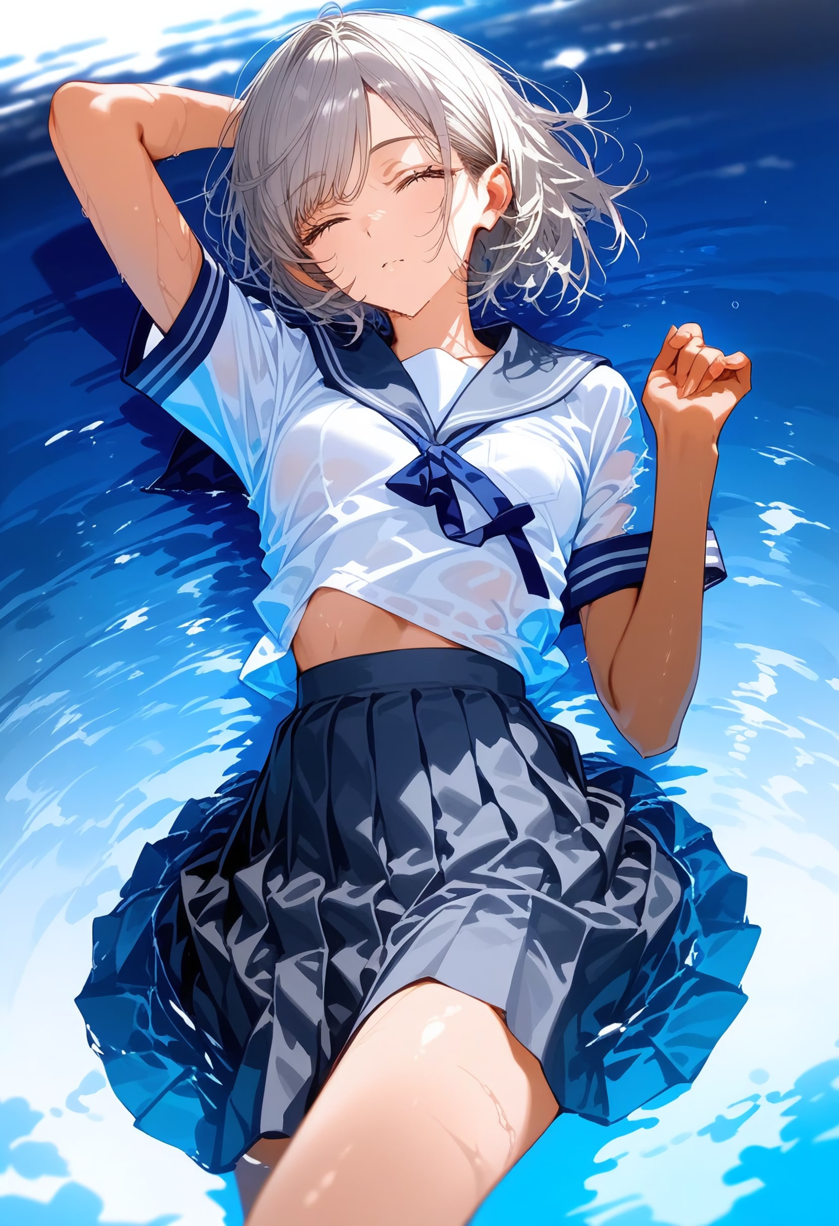 Pure Blue | chichi-pui（ちちぷい）AIイラスト専用の投稿＆生成サイト