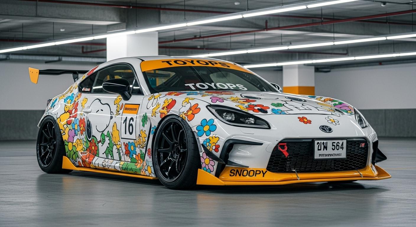 スヌーピーGR86 | chichi-pui（ちちぷい）AIグラビア・AIフォト専用の投稿＆生成サイト