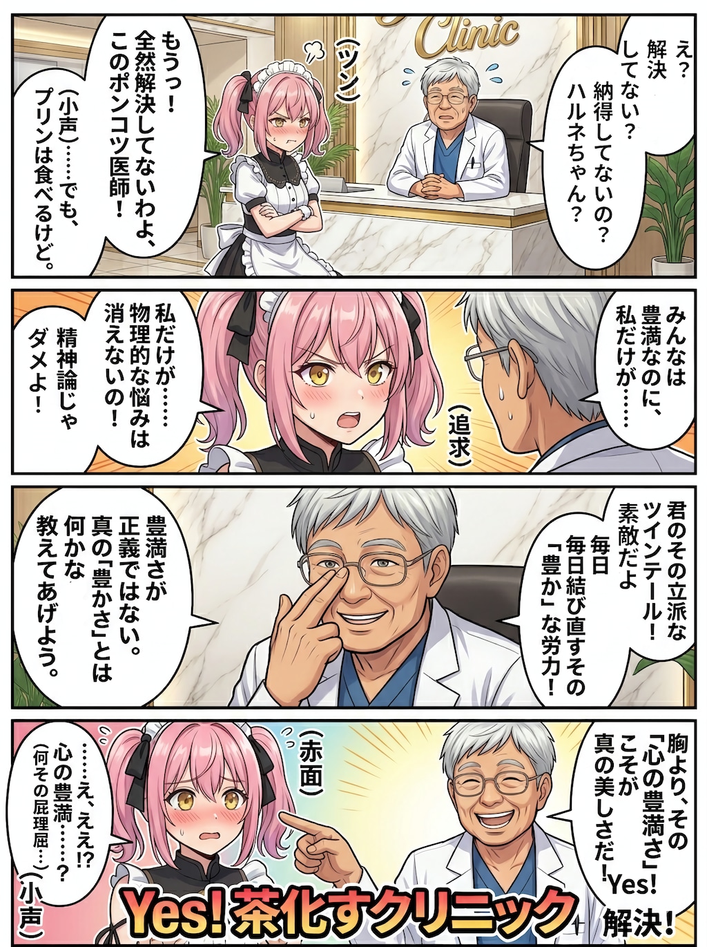 帰ってきた頑張れ高〇院長〜ハルネ再び編〜 | chichi-pui（ちちぷい）AIマンガ専用の投稿＆生成サイト