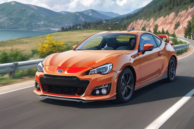 Orange Car | chichi-pui（ちちぷい）AIイラスト専用の投稿＆生成サイト