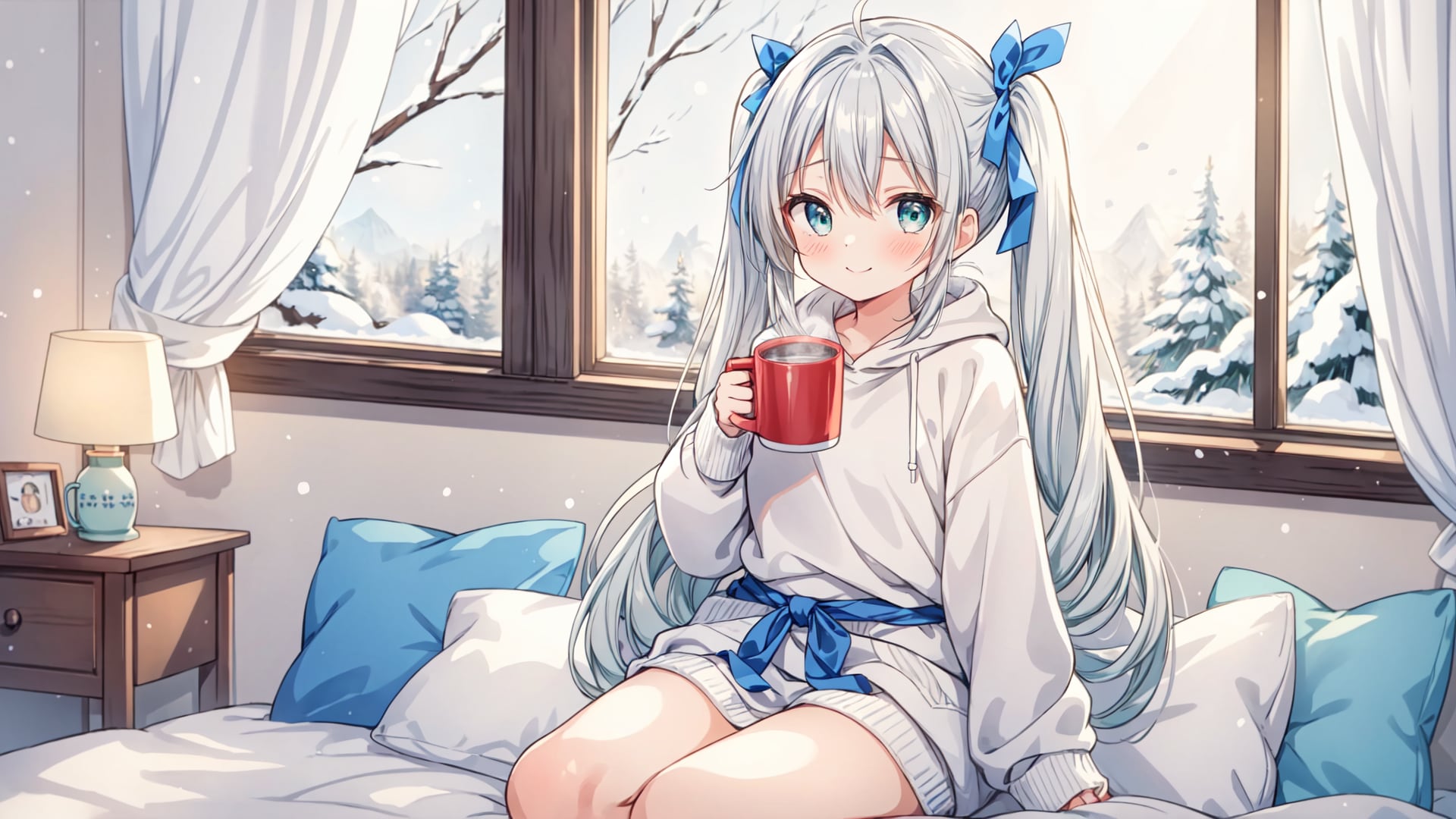 てぃーを飲もう | chichi-pui（ちちぷい）AIイラスト専用の投稿＆生成サイト