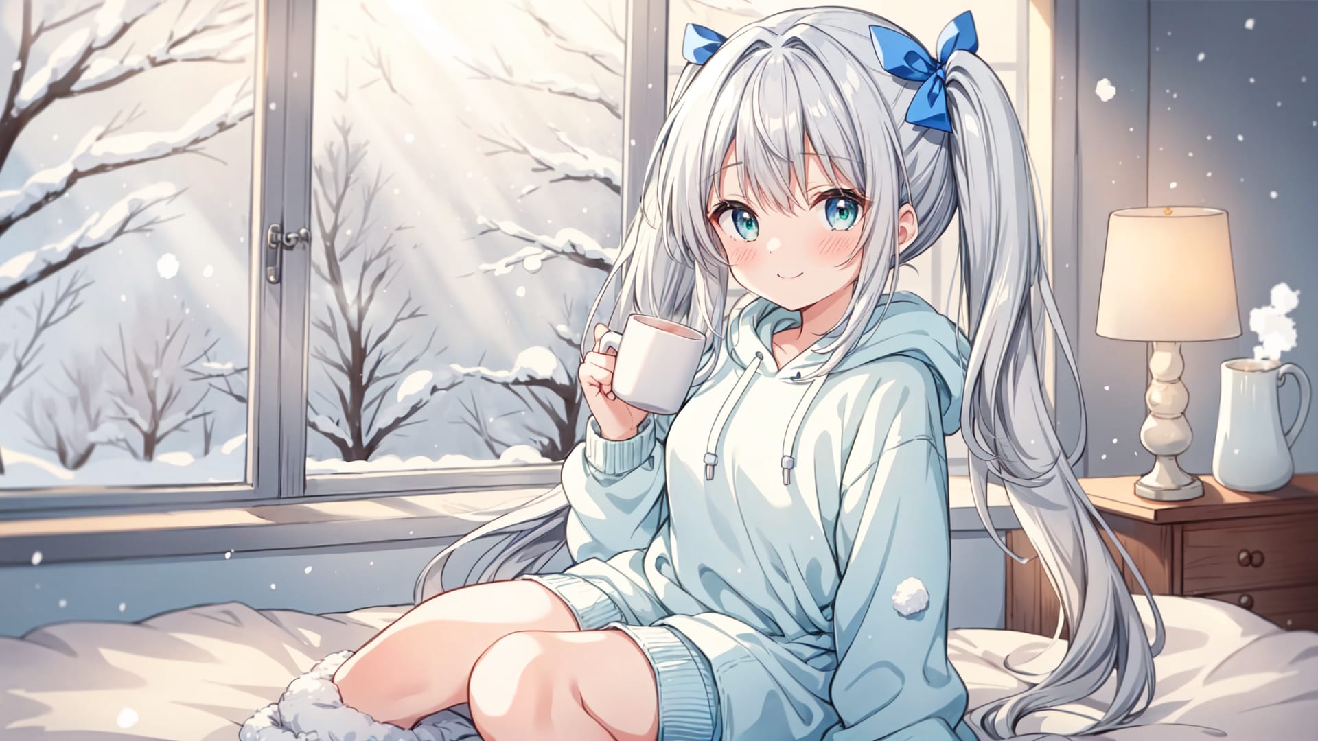 てぃーを飲もう | chichi-pui（ちちぷい）AIイラスト専用の投稿＆生成サイト