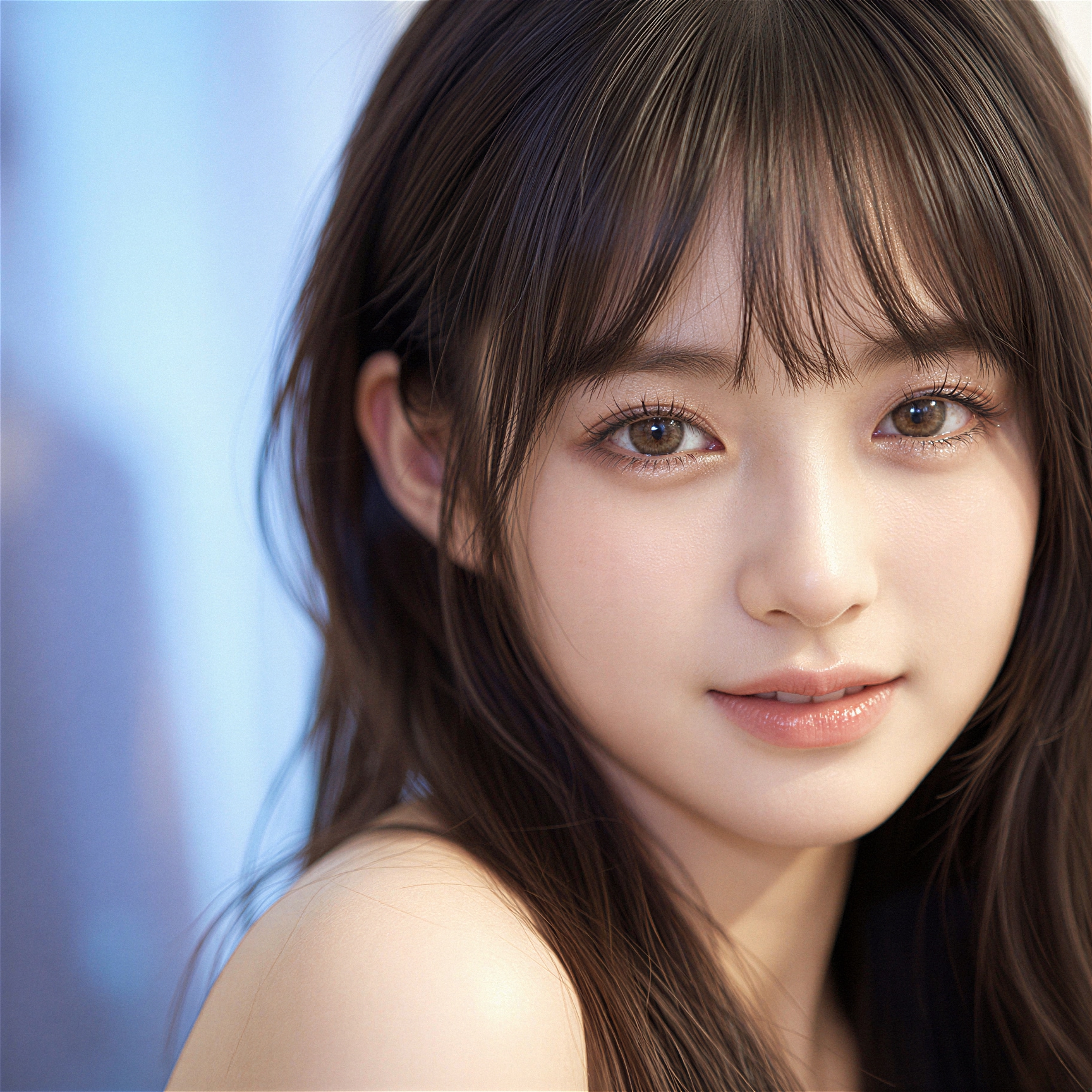 顔面どアップ | chichi-pui（ちちぷい）AIグラビア・AIフォト専用の投稿＆生成サイト
