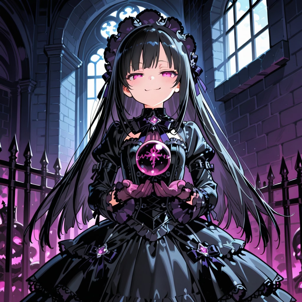 ゴスロリ美少女 ゴシックホラー風 | chichi-pui（ちちぷい）AIイラスト専用の投稿＆生成サイト