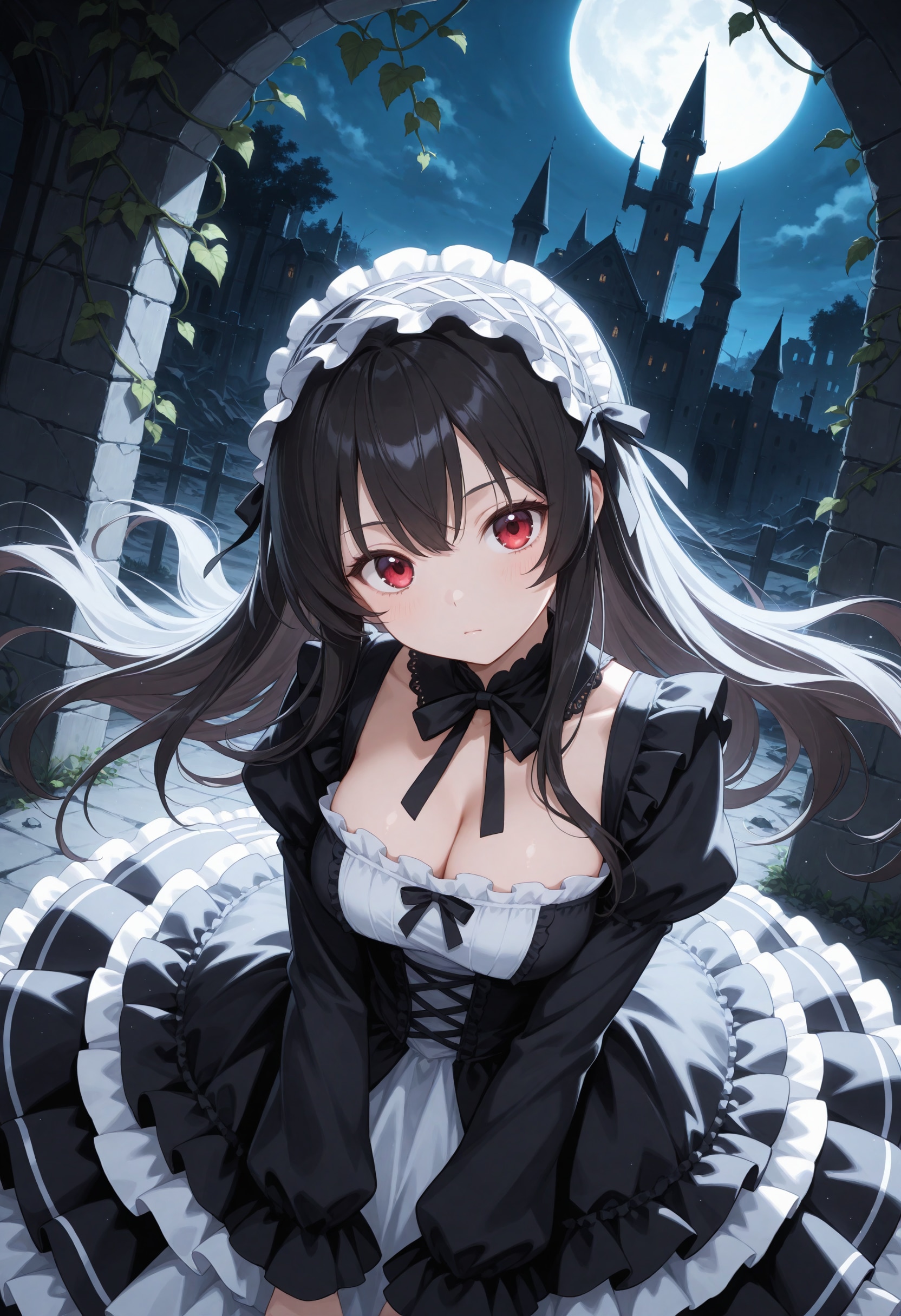 ゴスロリ1girlちゃん2 | chichi-pui（ちちぷい）AIイラスト専用の投稿＆生成サイト