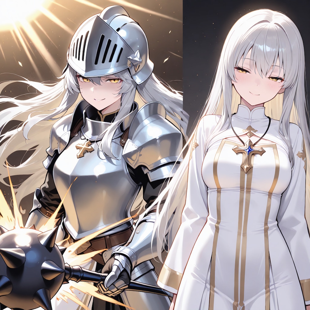 聖職者は刃物厳禁なんですよ | chichi-pui（ちちぷい）AIイラスト専用の投稿＆生成サイト