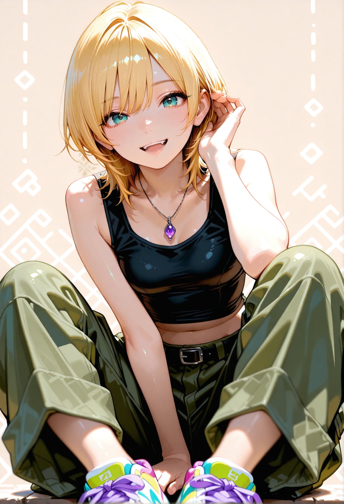 ずっと陽キャちゃん。 | chichi-pui（ちちぷい）AIイラスト専用の投稿＆生成サイト