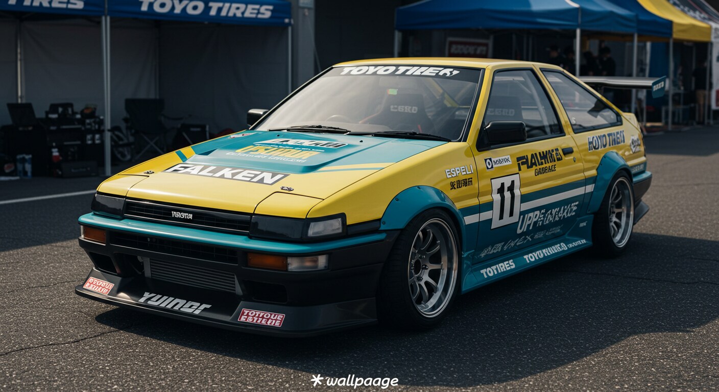 AE86のドリ車 | chichi-pui（ちちぷい）AIグラビア・AIフォト専用の投稿＆生成サイト