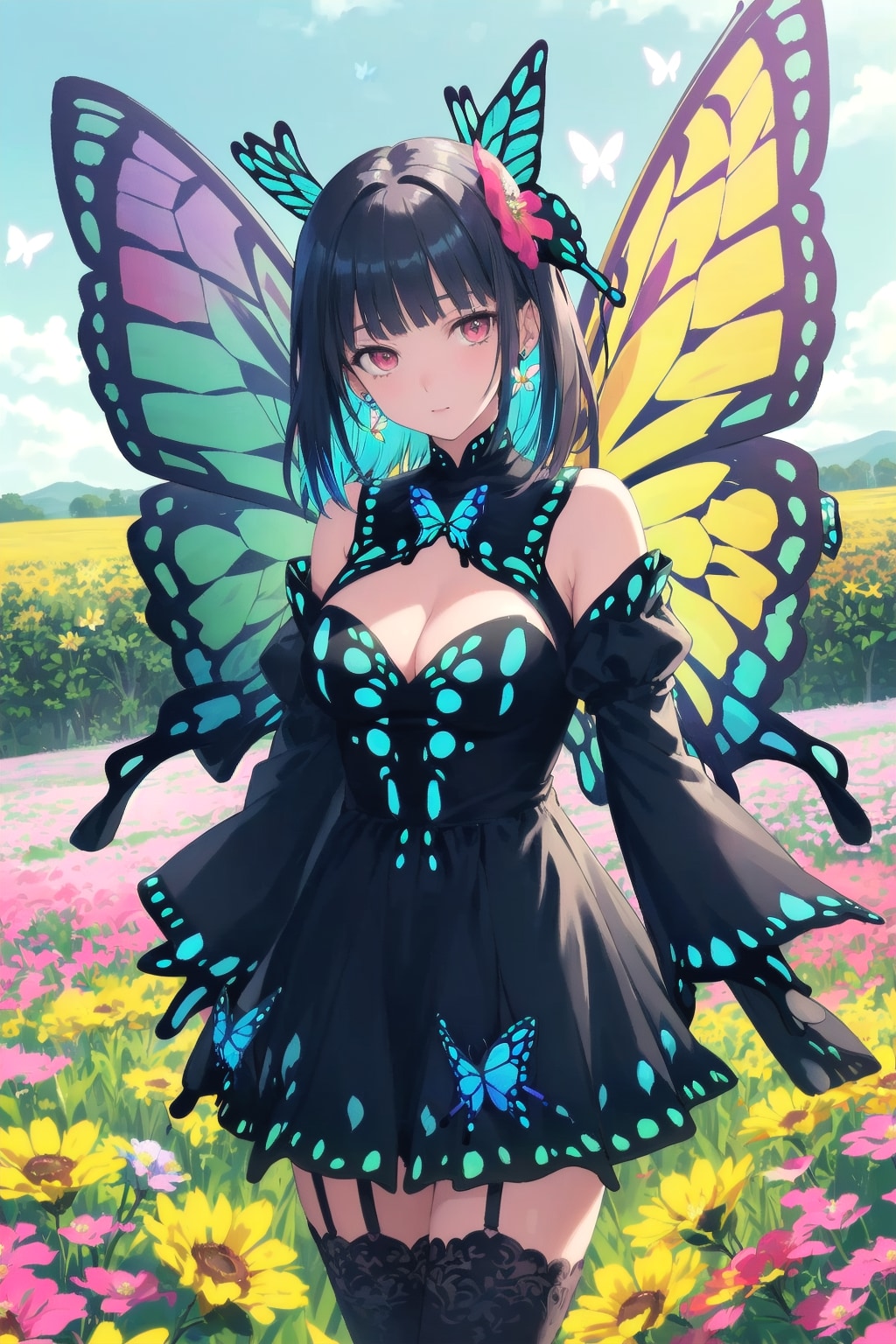 バタフライギャルズ23 | chichi-pui（ちちぷい）AIイラスト専用の投稿＆生成サイト