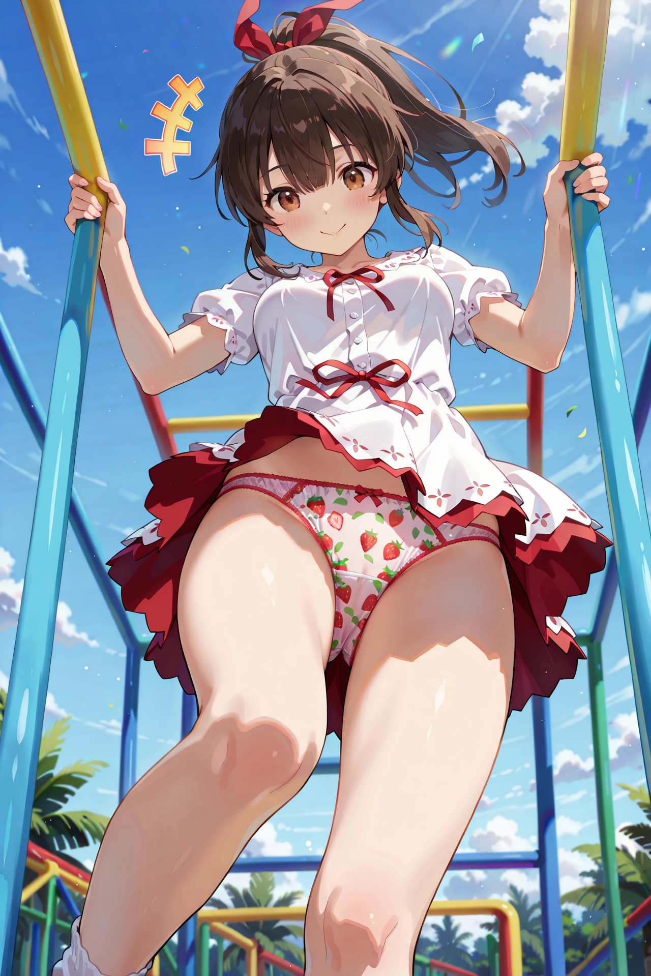 公園で私服パンチラ撮影会 Y926 | chichi-pui（ちちぷい）AIイラスト専用の投稿＆生成サイト