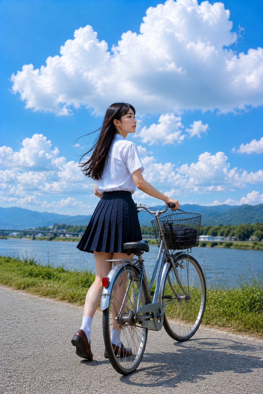 自転車 | chichi-pui（ちちぷい）AIグラビア・AIフォト専用の投稿＆生成サイト