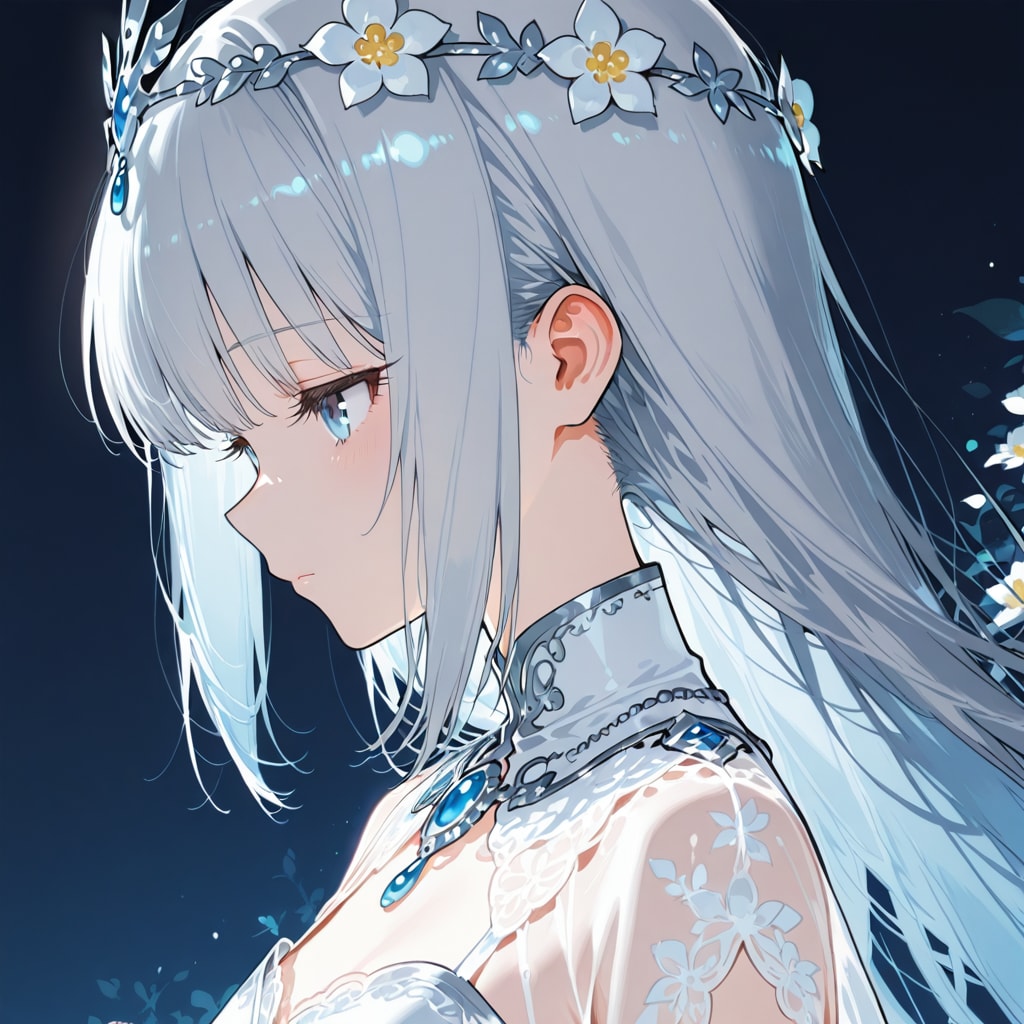 憂鬱な横顔 お題「PHOENIX」 | chichi-pui（ちちぷい）AIイラスト専用の投稿＆生成サイト