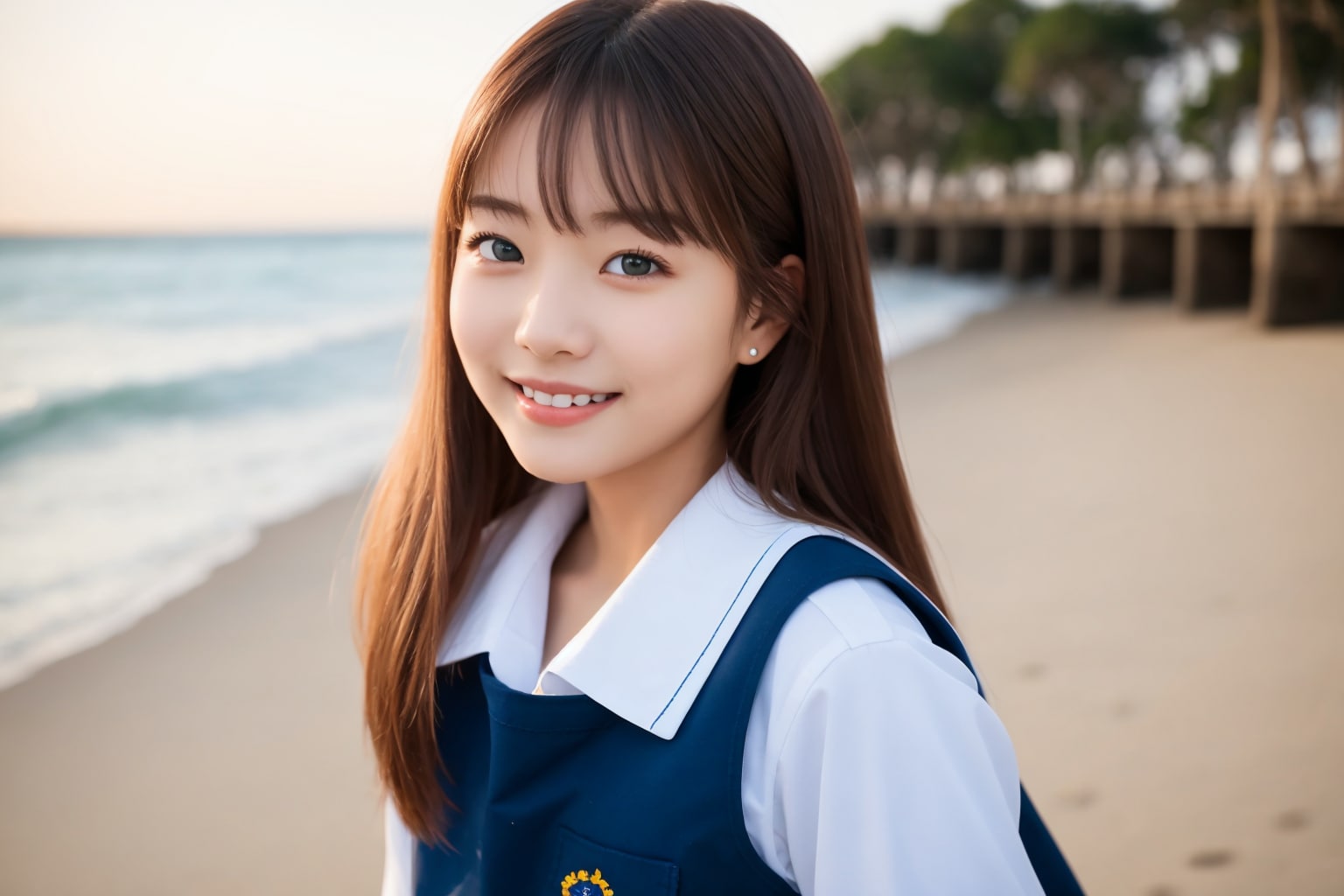 海辺の君149 | chichi-pui（ちちぷい）AIグラビア・AIフォト専用の投稿＆生成サイト