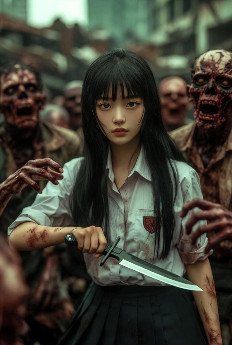 私は“この子”と生き残る | chichi-pui（ちちぷい）AIグラビア・AIフォト専用の投稿＆生成サイト