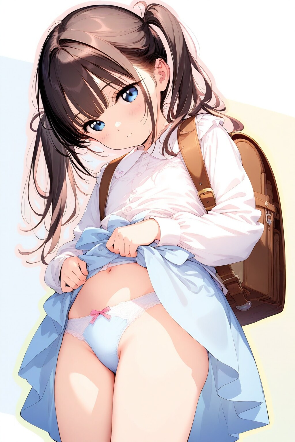 履いてるの、子供っぽいかな？ | chichi-pui（ちちぷい）AIイラスト専用の投稿＆生成サイト