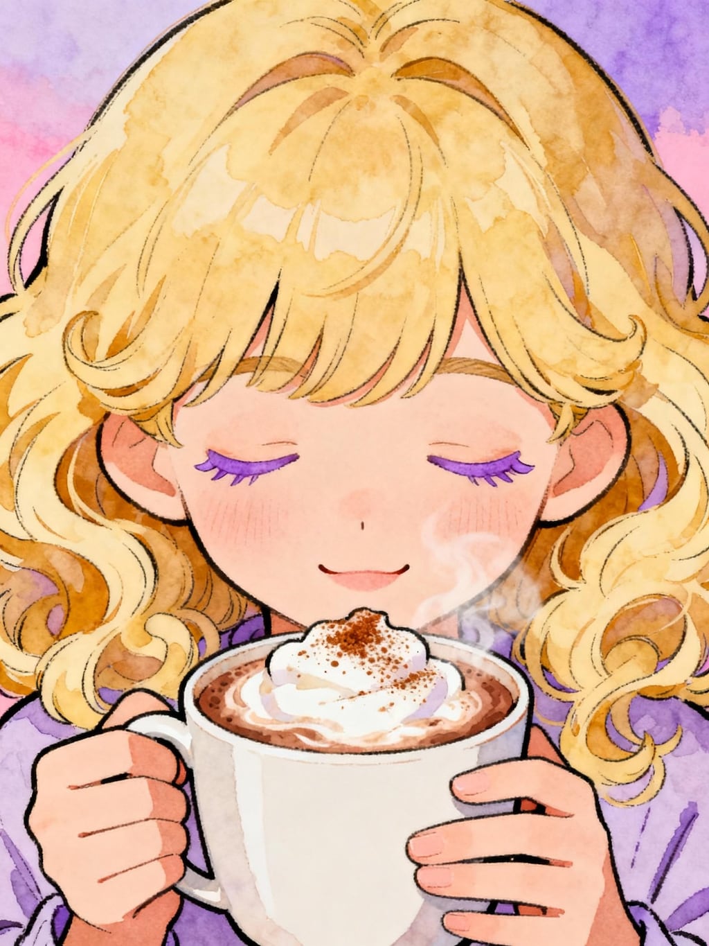 ホッとひと息 | chichi-pui（ちちぷい）AIイラスト専用の投稿＆生成サイト