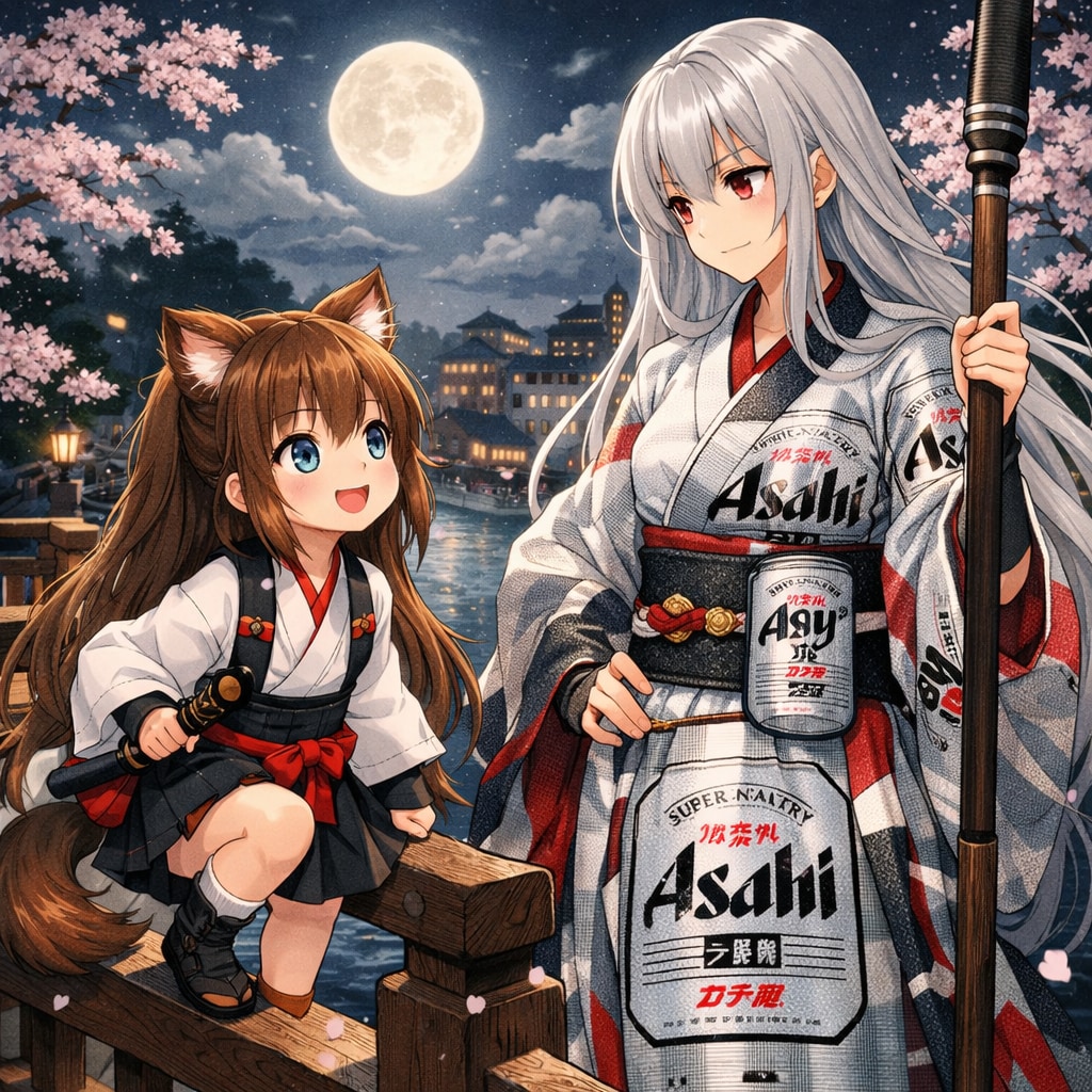 牛若丸と弁慶 | chichi-pui（ちちぷい）AIイラスト専用の投稿＆生成サイト