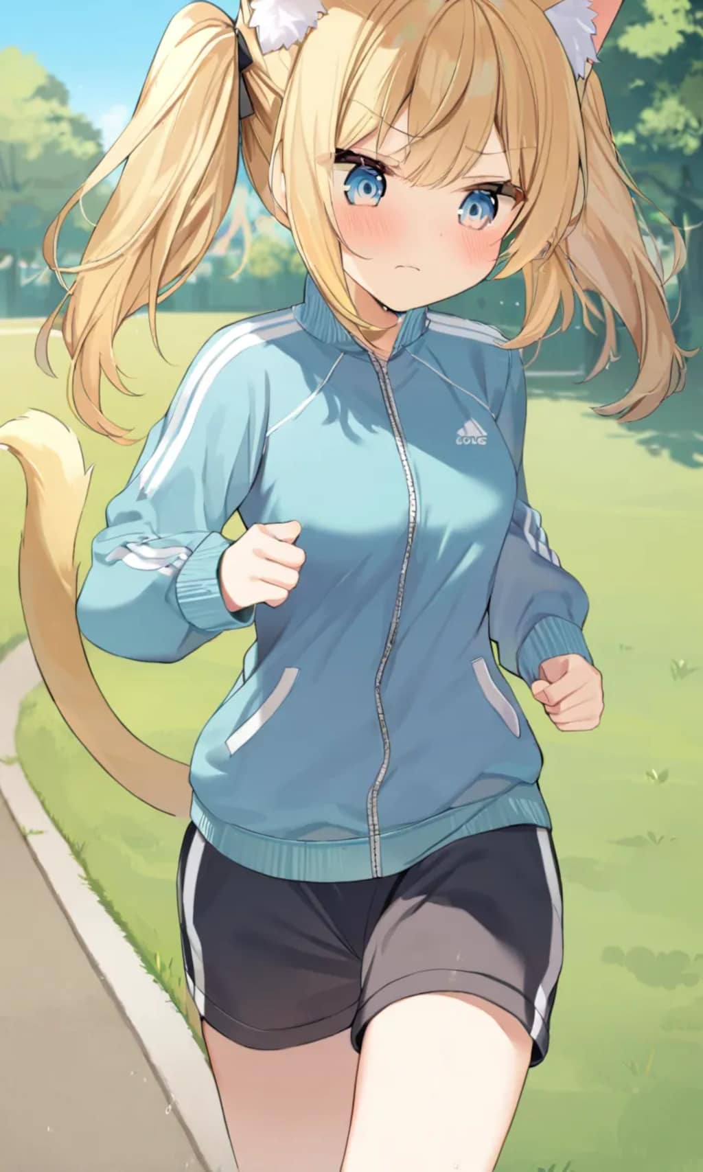 こるり「うおおおおひいひい」まや「走れー」 | chichi-pui（ちちぷい）AIイラスト専用の投稿＆生成サイト