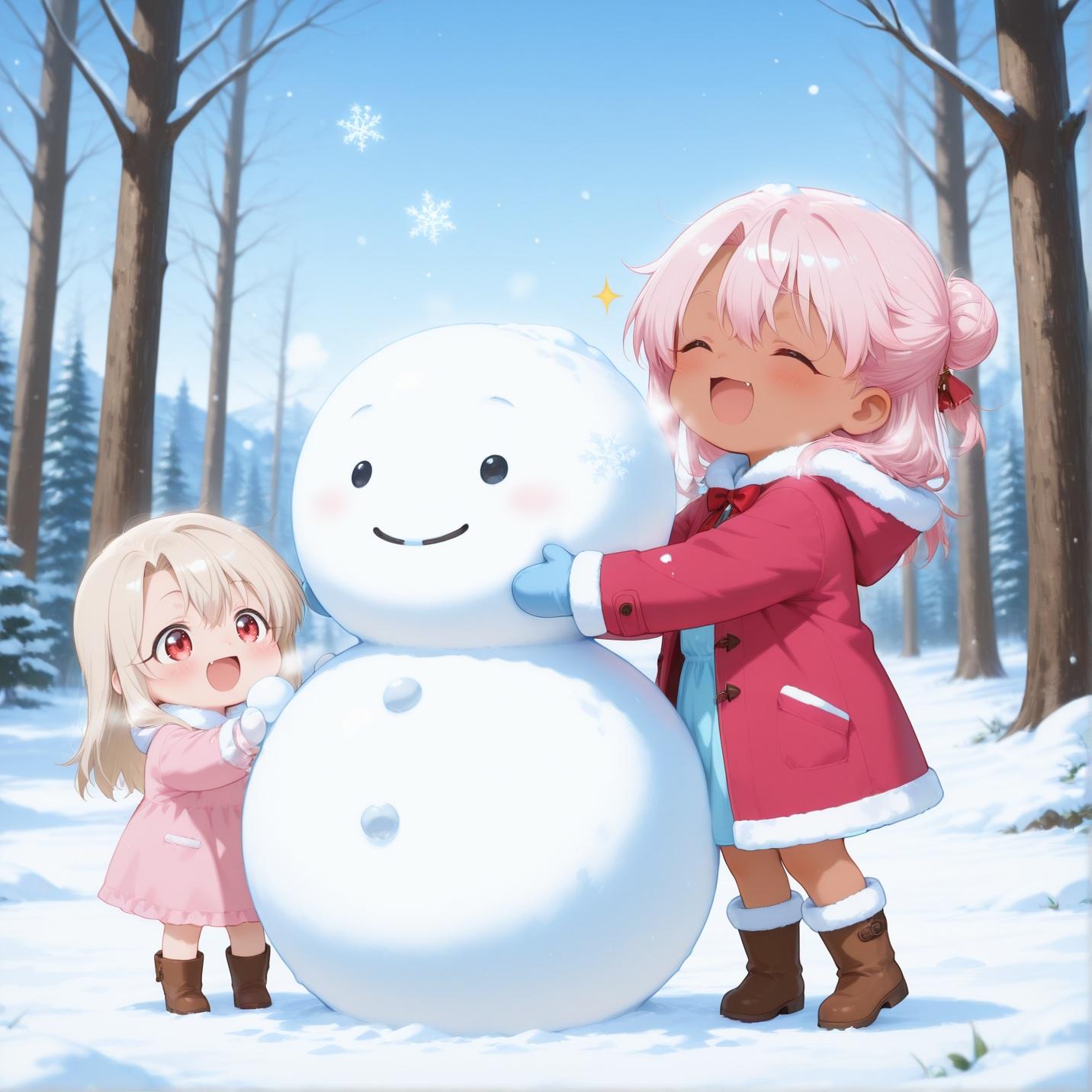 プリズマ☆雪遊び | chichi-pui（ちちぷい）AIイラスト専用の投稿＆生成サイト