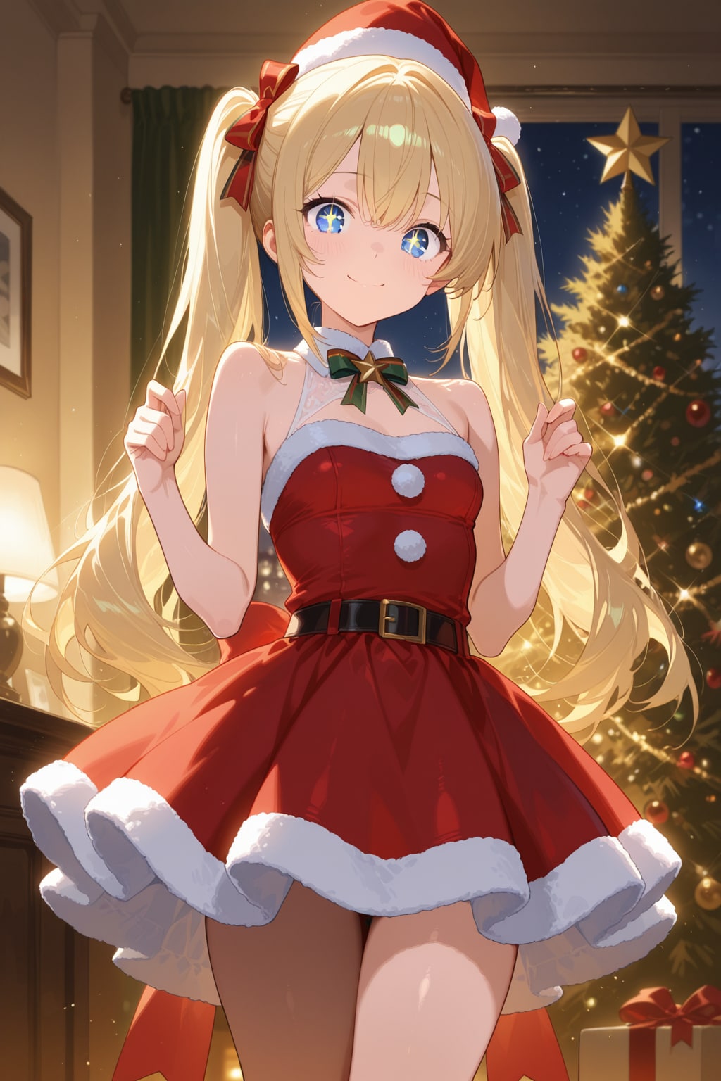 サンタアイドル喜楽里ちゃん | chichi-pui（ちちぷい）AIイラスト専用の投稿＆生成サイト
