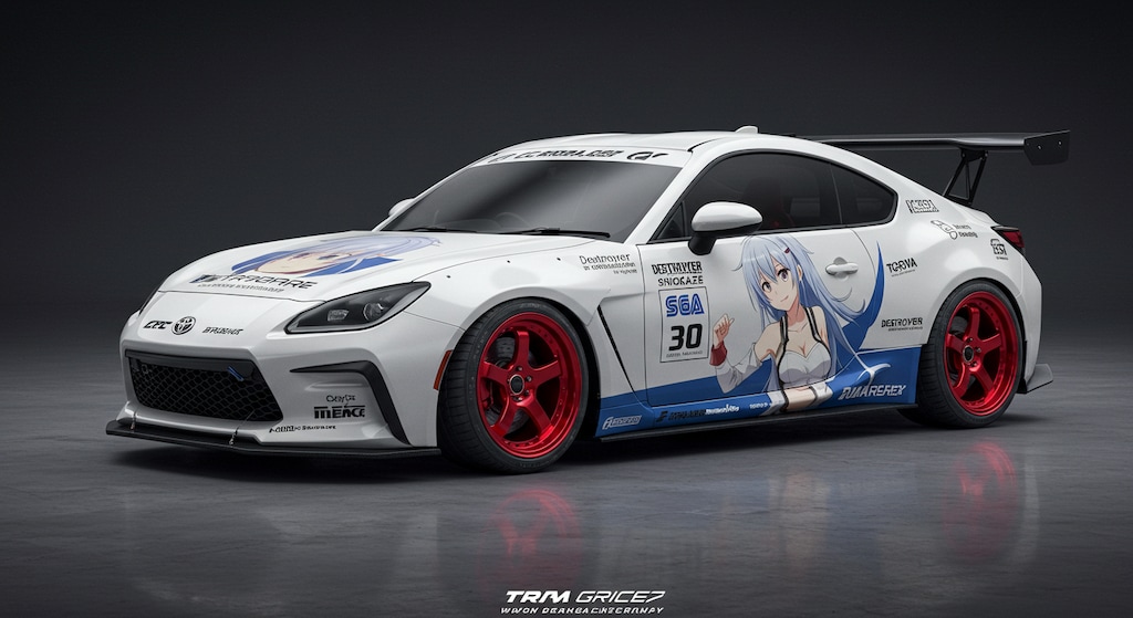 GR86痛車レーシングカー | chichi-pui（ちちぷい）AIグラビア・AIフォト専用の投稿＆生成サイト