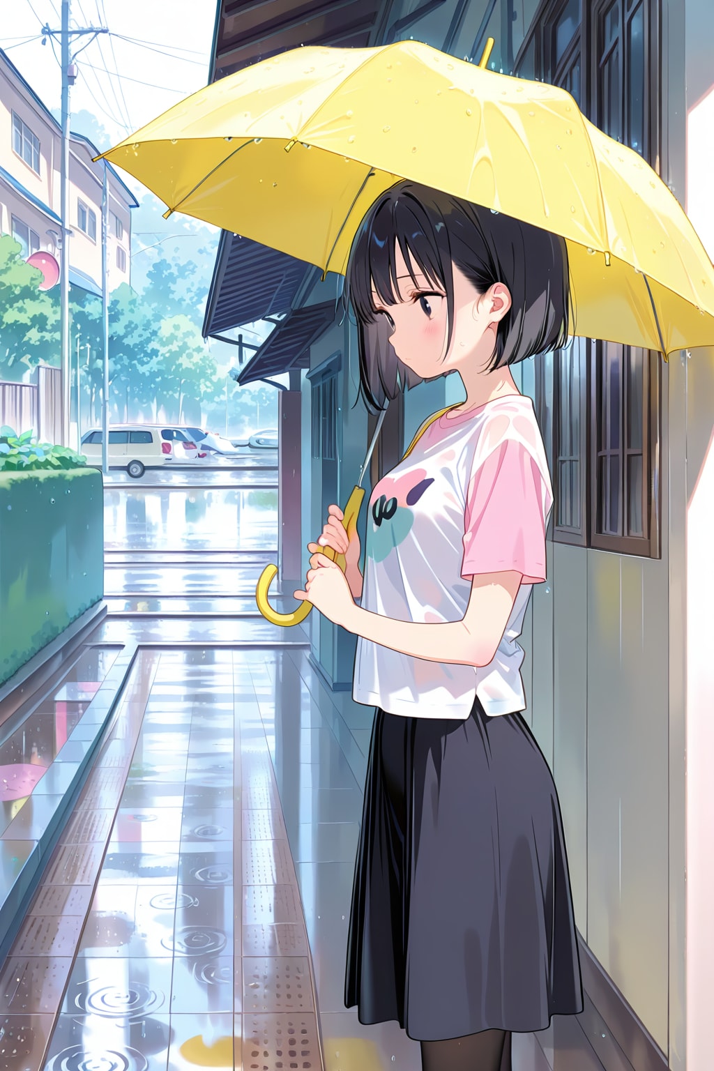 雨の日愛ちゃん | chichi-pui（ちちぷい）AIイラスト専用の投稿＆生成サイト
